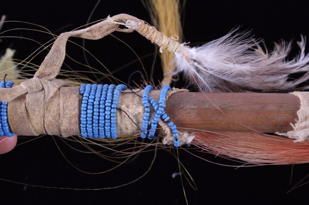 Sioux Calumet Pipe with Catlinite Bowl 1860-1890