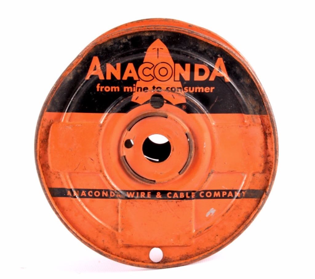 Anaconda Wire & Cable Co. Montana Copper Spool