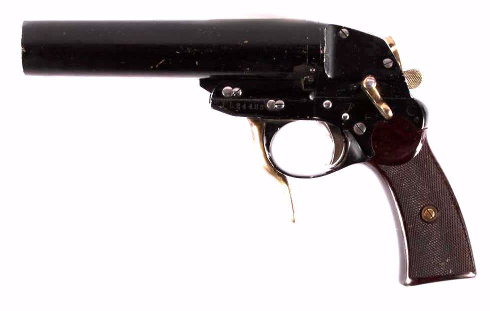WWII Nazi Luftwaffe Double Barrel Flare Gun