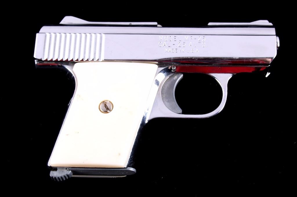Raven Arms Model MP-25 .25 Auto Pistol in Nickel