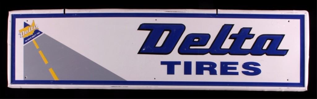 Delta Tires Advertising Sign