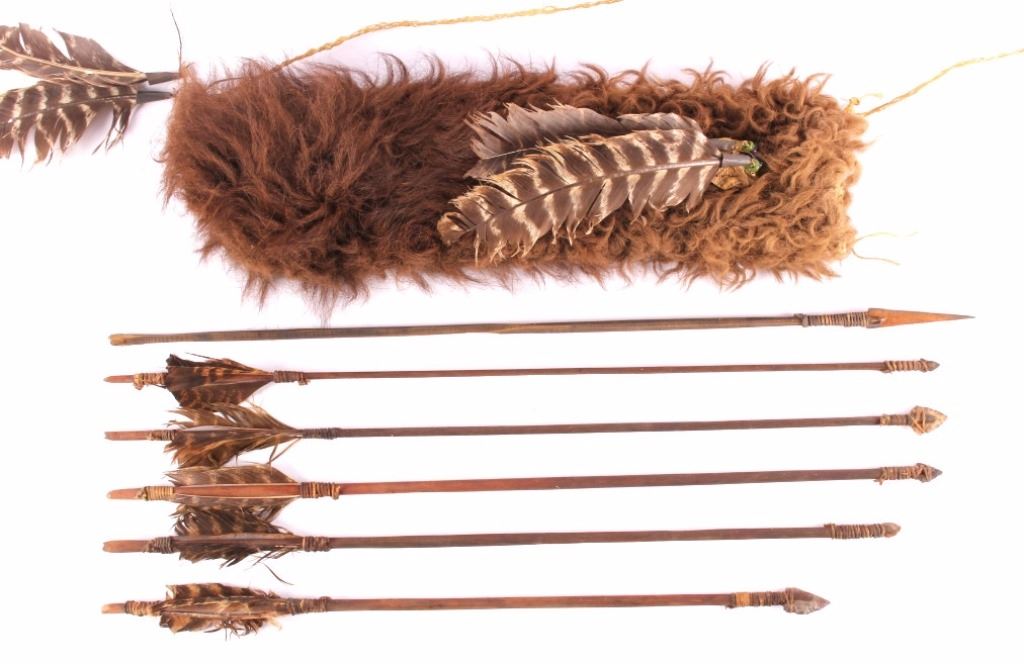 Lakota Sioux Buffalo Quiver & Arrows