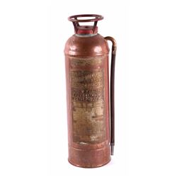Antique Chief Croker Copper Fire Extinguisher