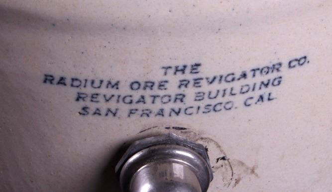 Antique Revigator Salt Glazed Crock Water Cooler
