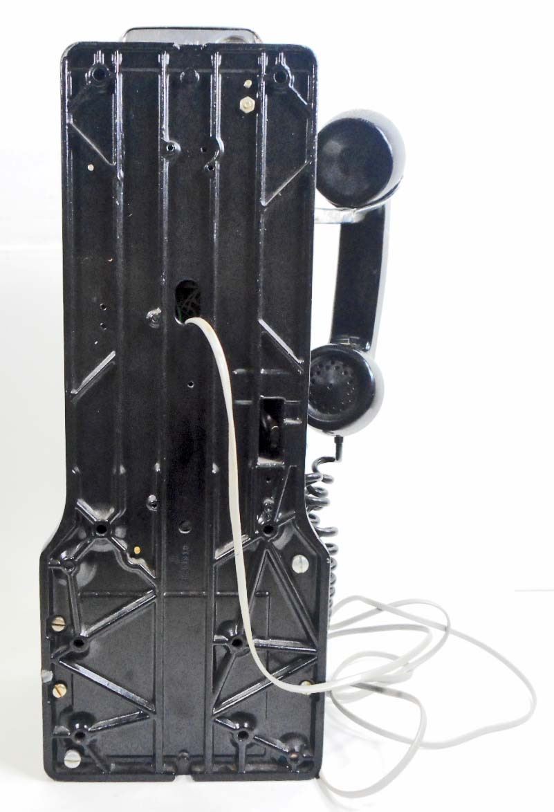 C. 1950'S AUTOMATIC ELECTRIC COMPANY COIN OPERATED PAY PHONE