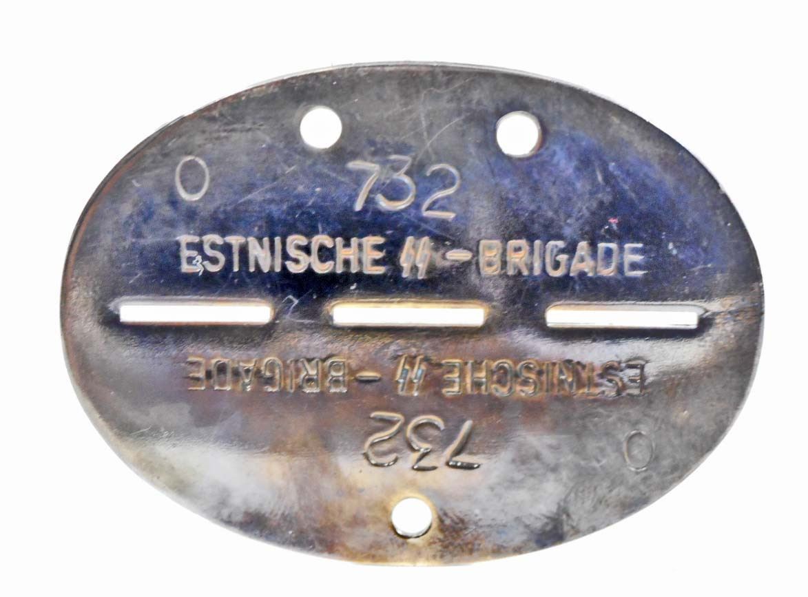 GERMAN NAZI WAFFEN SS SOLDIERS COMBAT DOG TAG