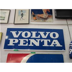 Vintage metal Volvo Penta sign