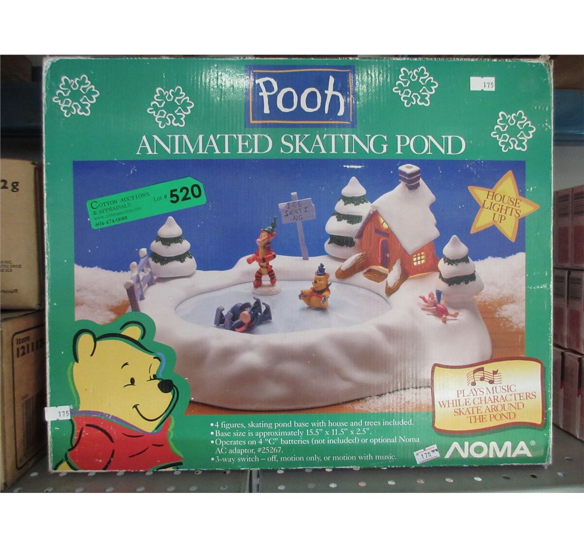 Winnie the Pooh animated skating pond