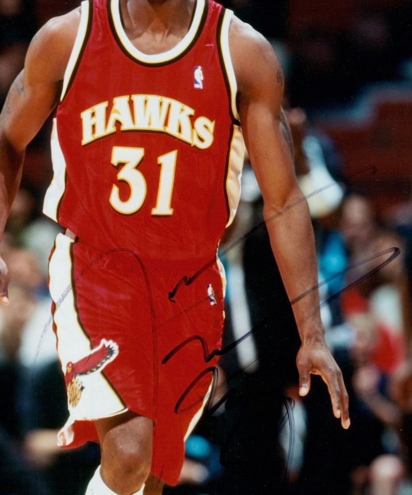 Jason Terry Signed Hawks 8x10 Photo (PA LOA)