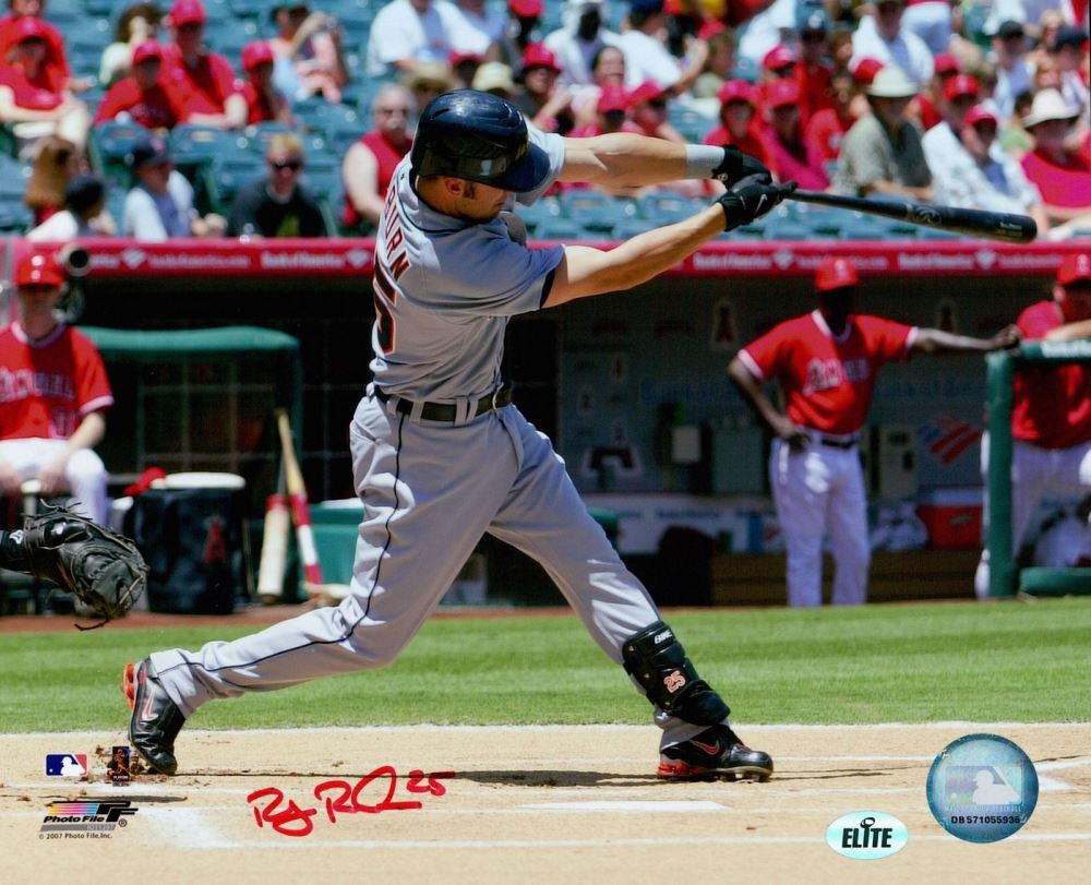 Ryan Raburn Signed Tigers 8x10 Photo (Elite Hologram)