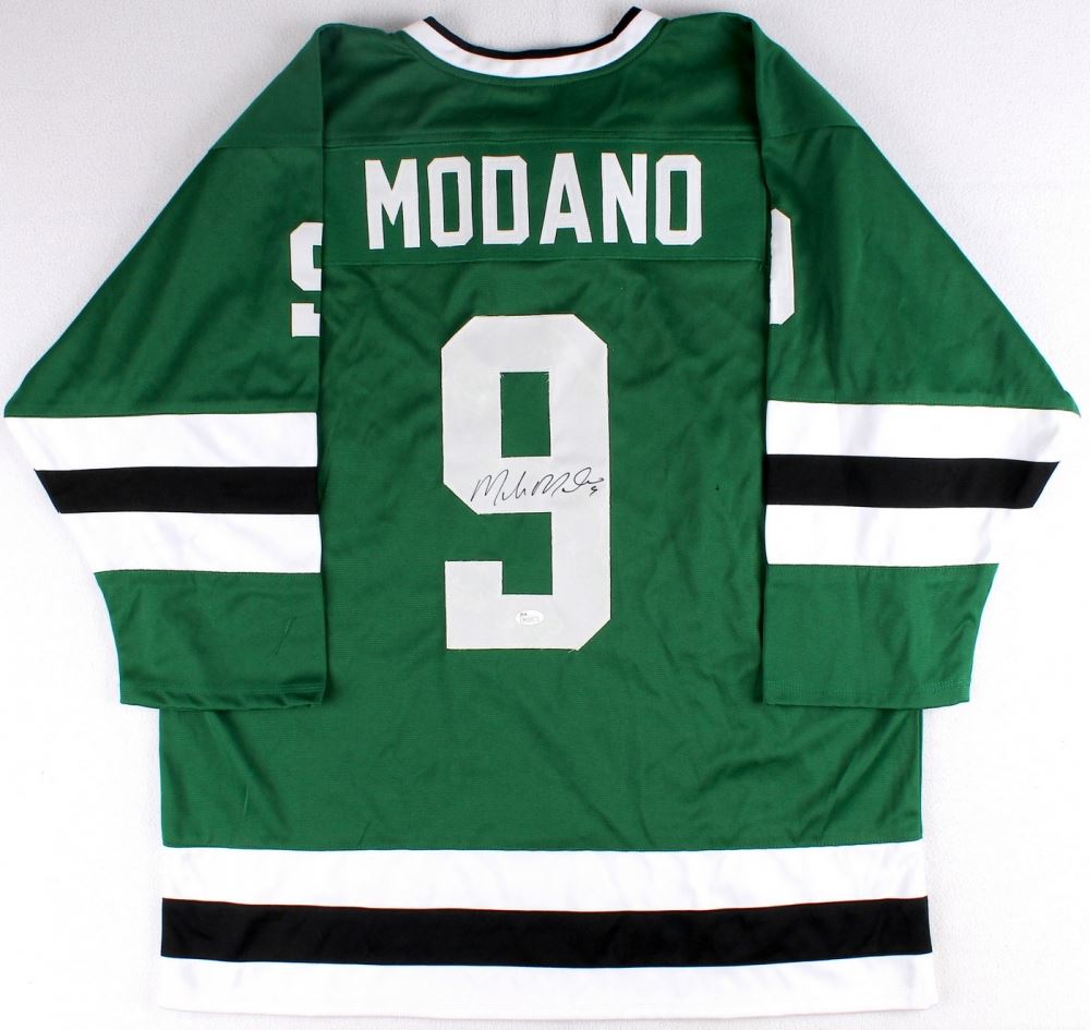 Mike Modano Signed Stars Jersey (JSA COA)