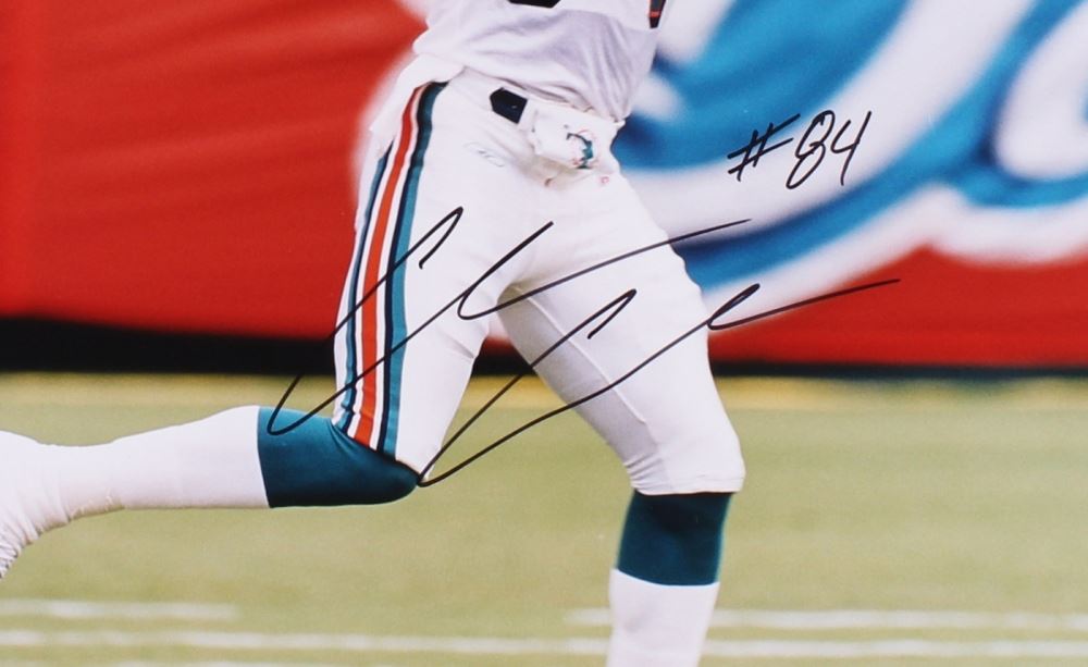 Chris Chambers Signed Dolphins 16x20 Photo (Hollywood Collectibles COA)