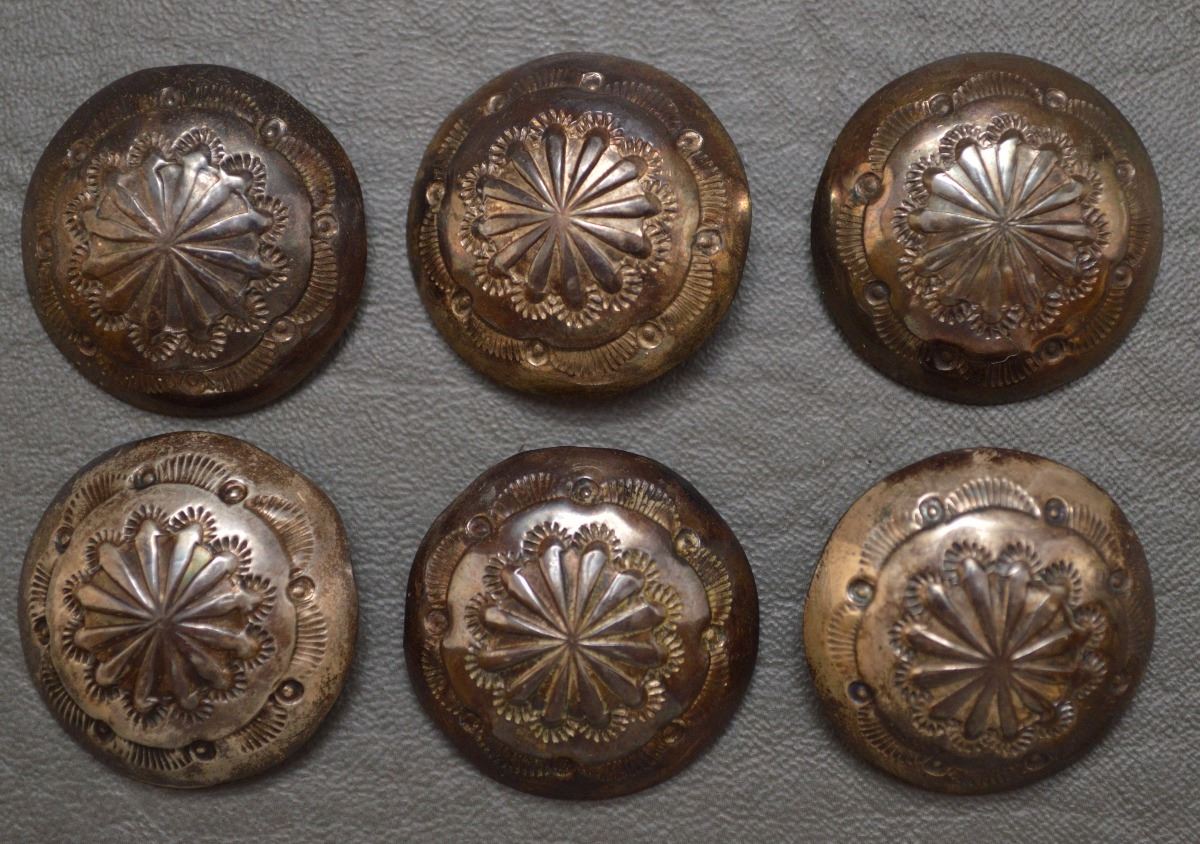 NAVAJO SILVER DOME BUTTONS