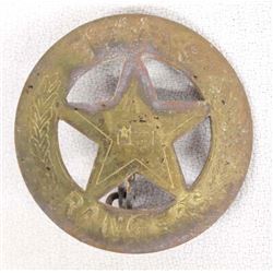 Texas Ranger Star Badge Replica