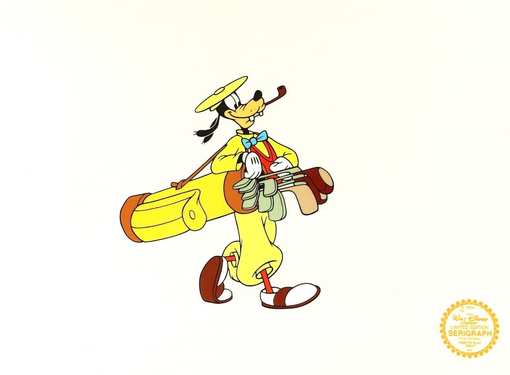 Goofy "How To Play Golf" Walt Disney Limited Edition Animation ...
