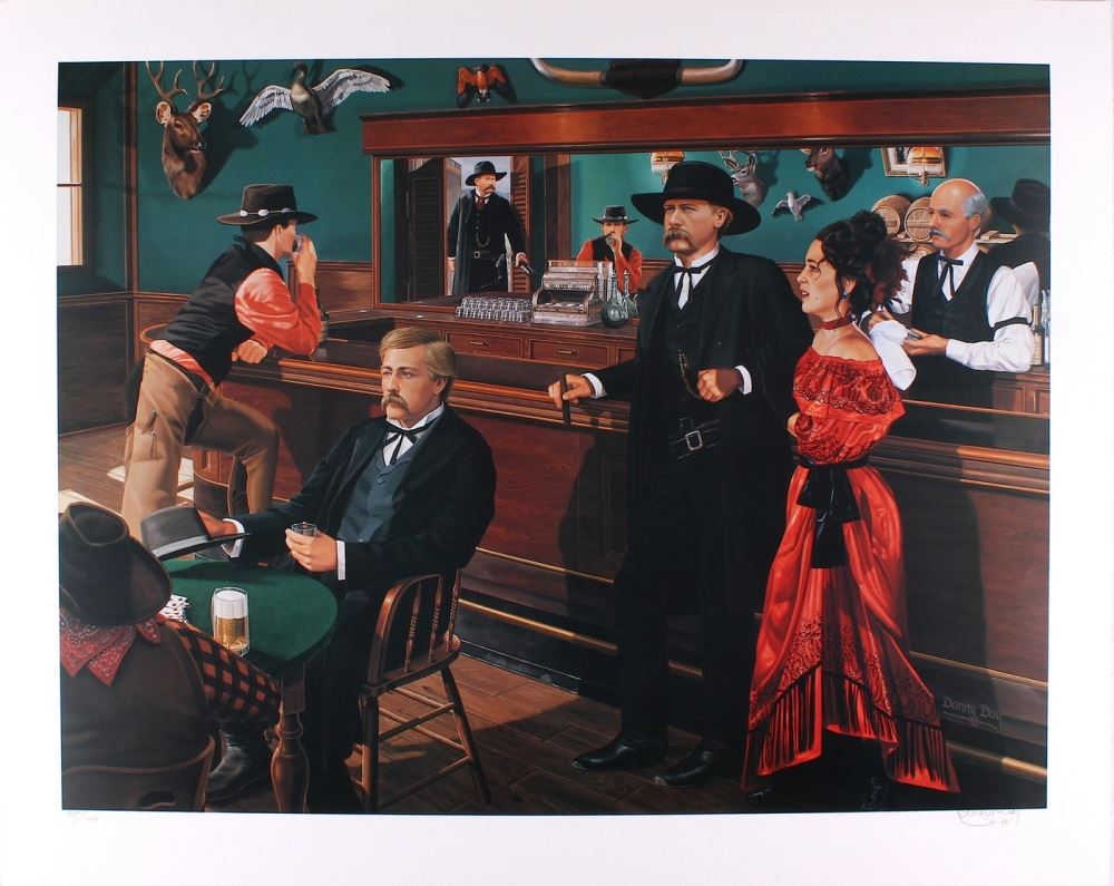 Danny Day Signed Wyatt Earp "2PM Tombstone" 27x34 LE Lithograph #337/ ...