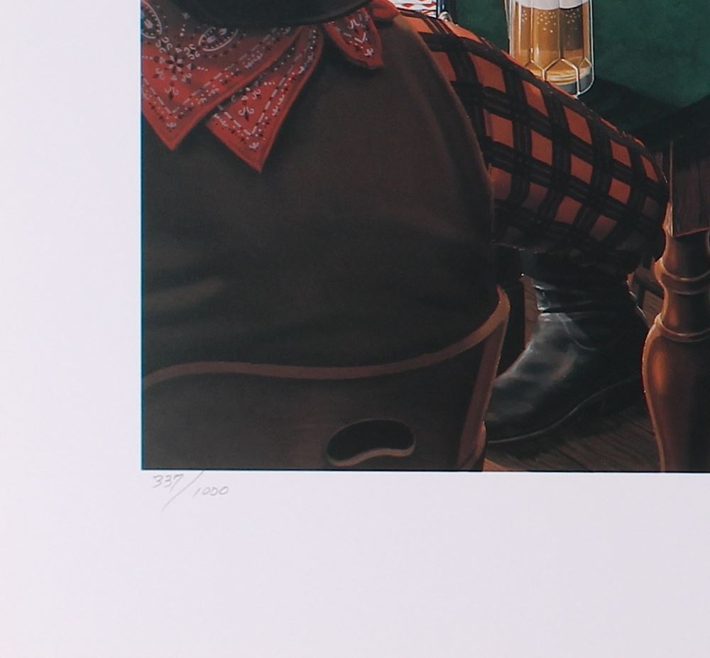 Danny Day Signed Wyatt Earp "2PM Tombstone" 27x34 LE Lithograph #337/ ...