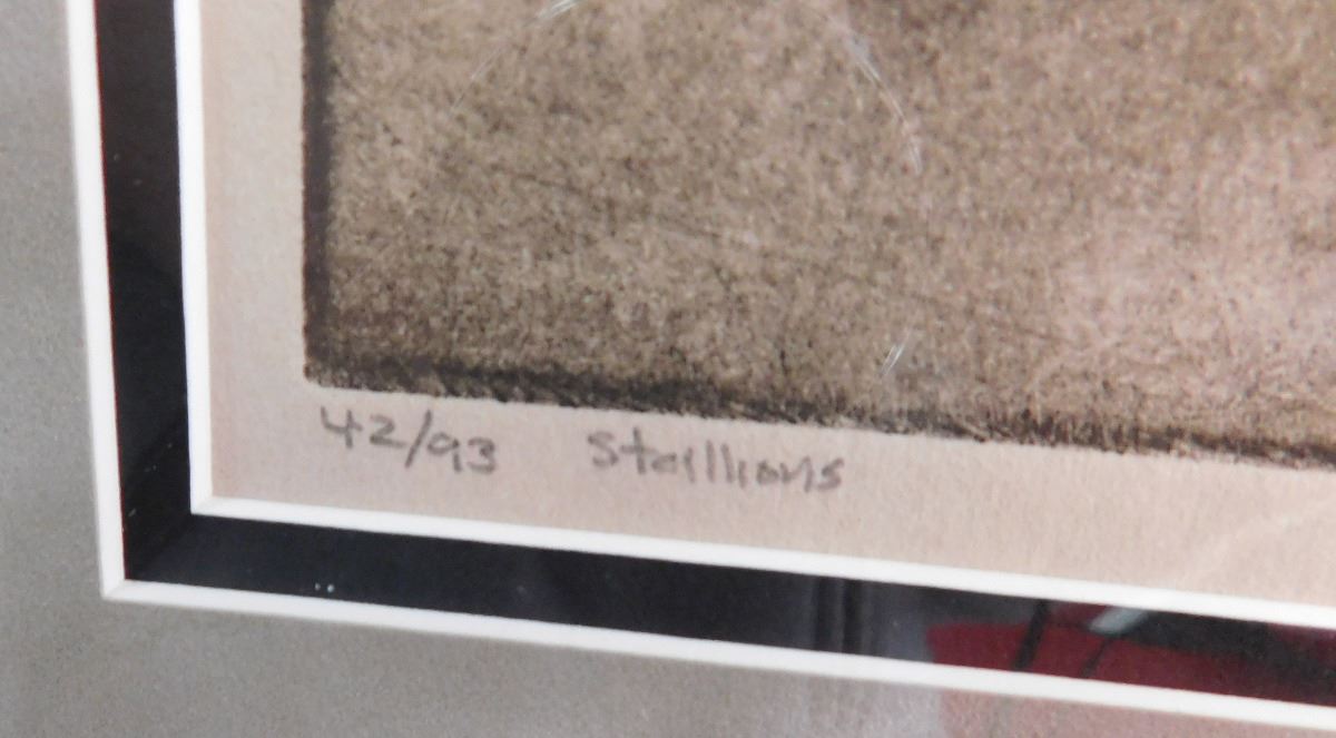 Signed and numbered print by Robert Freeman