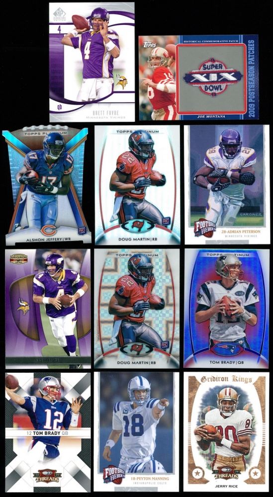 Lot of (75) NFL Superstars Football Cards with 2009 Topps Postseason ...