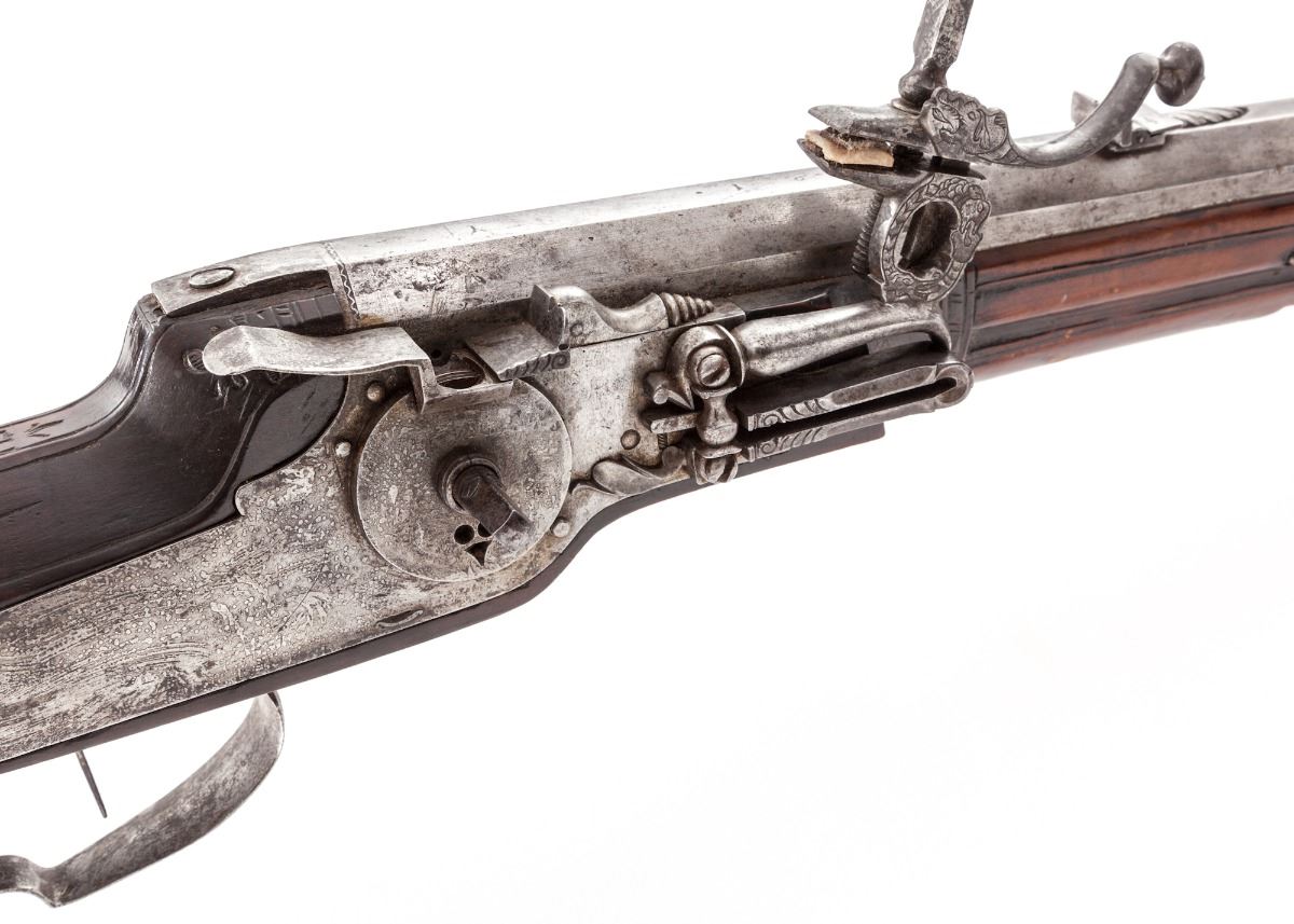 German Wheellock Muzzleloading Rifle