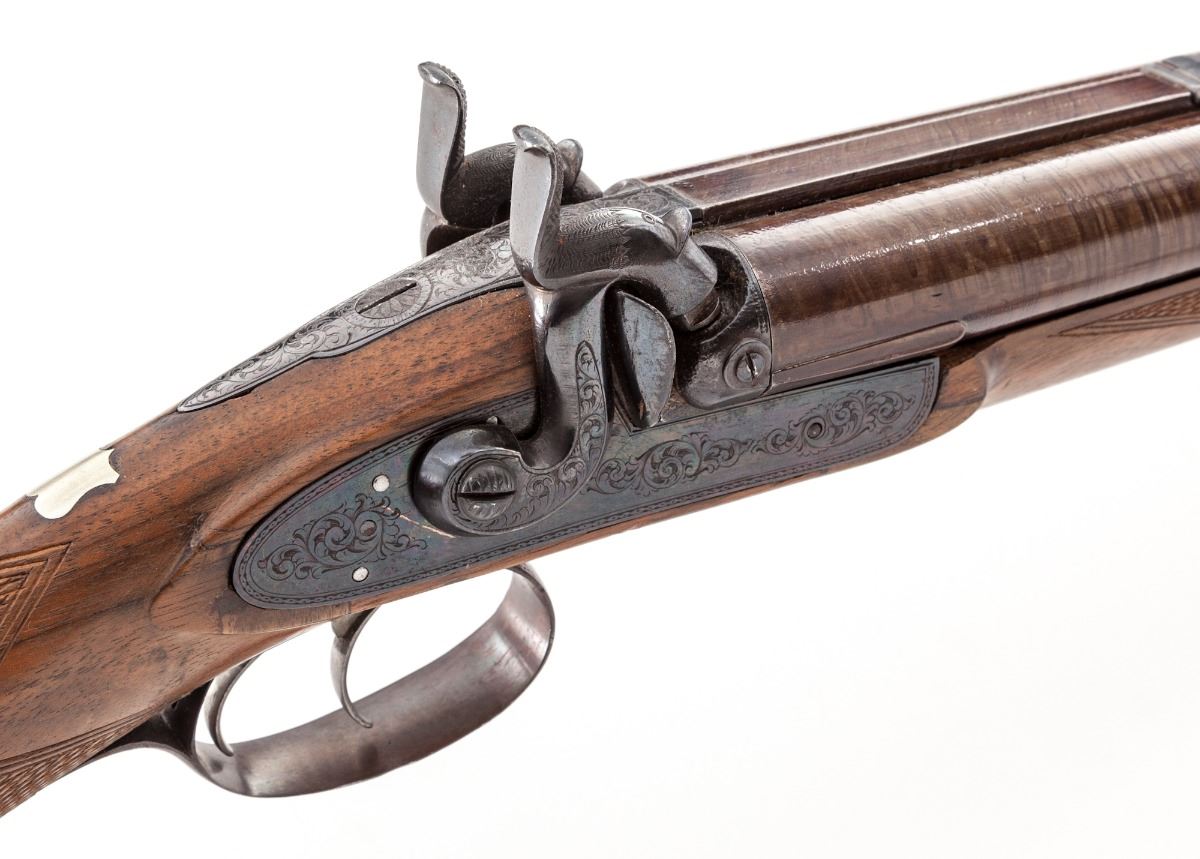 British Percussion SxS Double Rifle