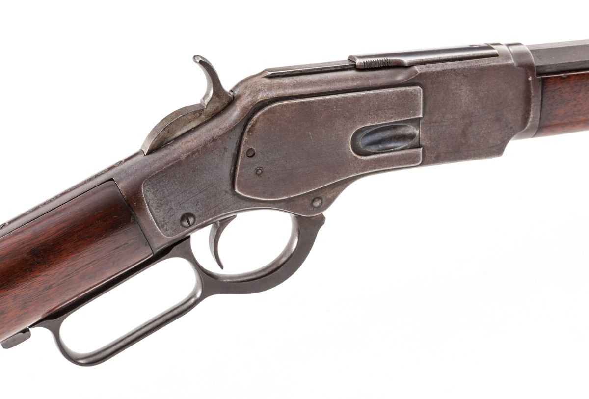 Antique Winchester Model 1873 Lever Action Rifle
