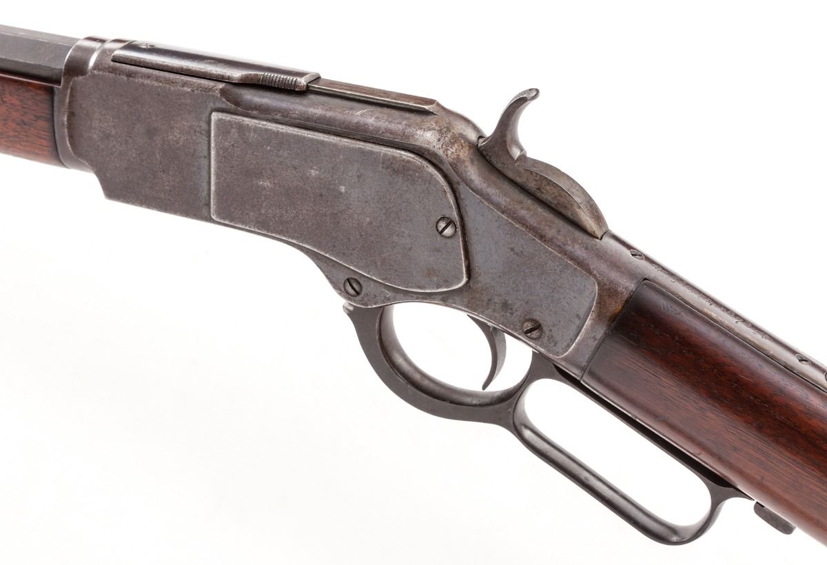 Antique Winchester Model 1873 Lever Action Rifle