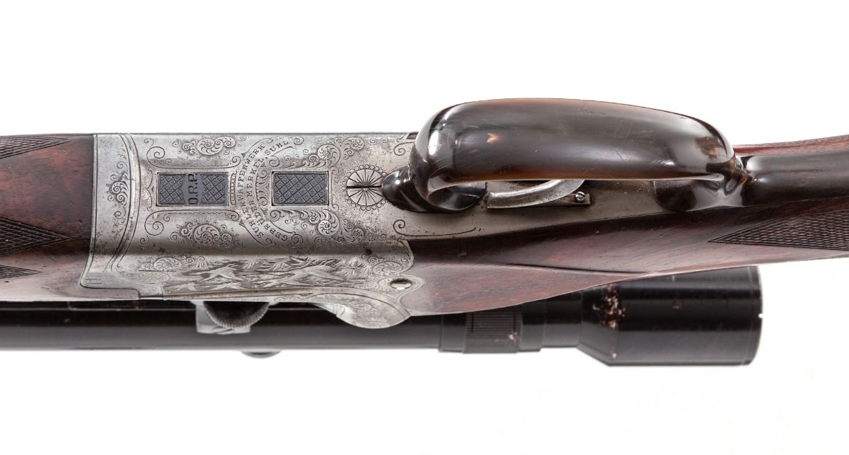 1936 Merkel Model 201-E O/U Combo Rifle/Shotgun