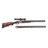 1936 Merkel Model 201-E O/U Combo Rifle/Shotgun