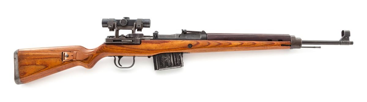 Late War German K43 Semi-Automatic Sniper Rifle