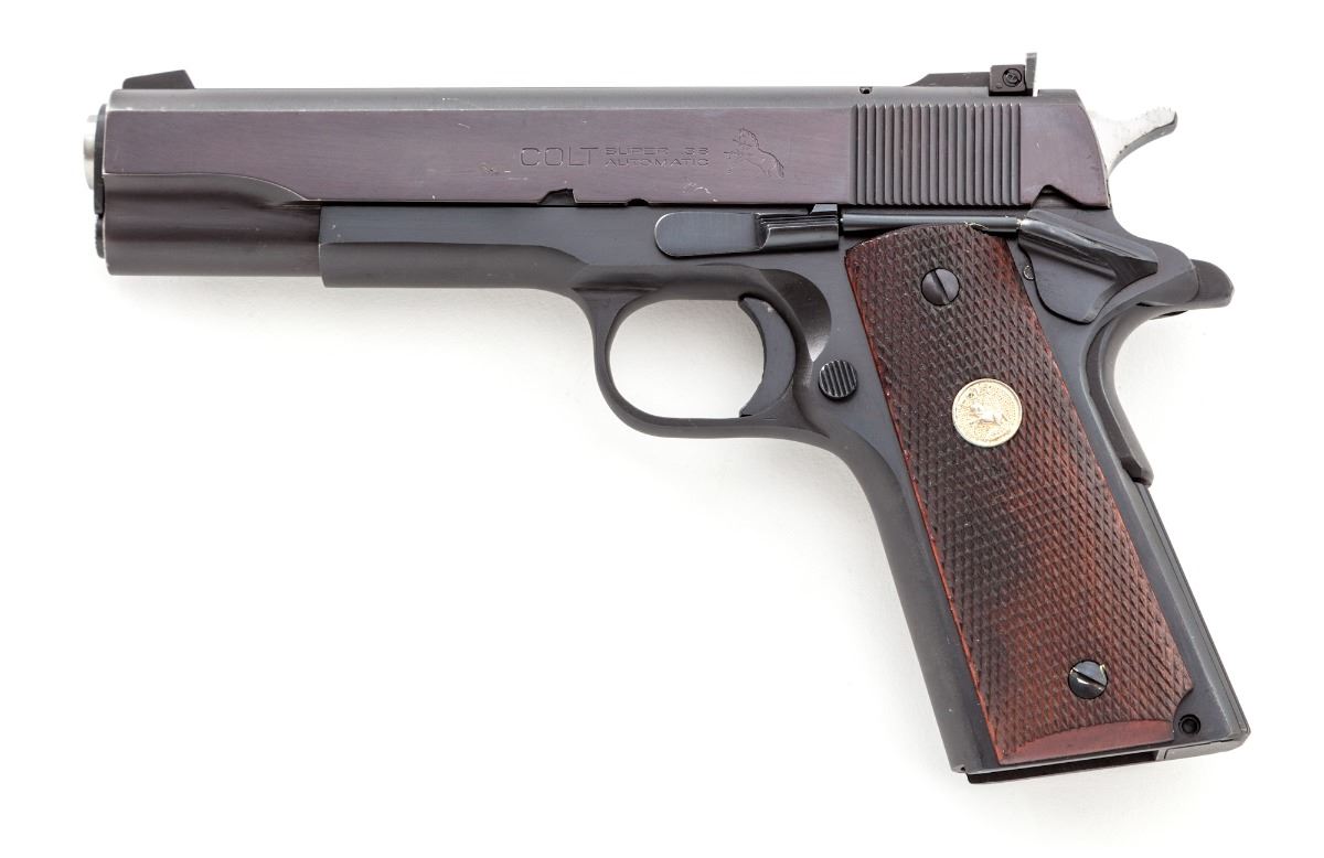 Customized Colt Pre-Series 70 Super 38 SA Pistol
