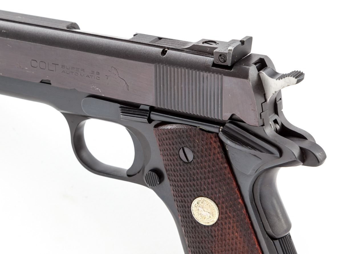 Customized Colt Pre-Series 70 Super 38 SA Pistol