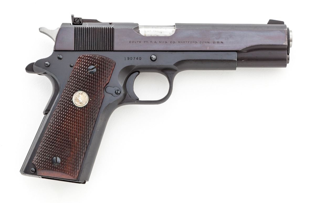 Customized Colt Pre-Series 70 Super 38 SA Pistol