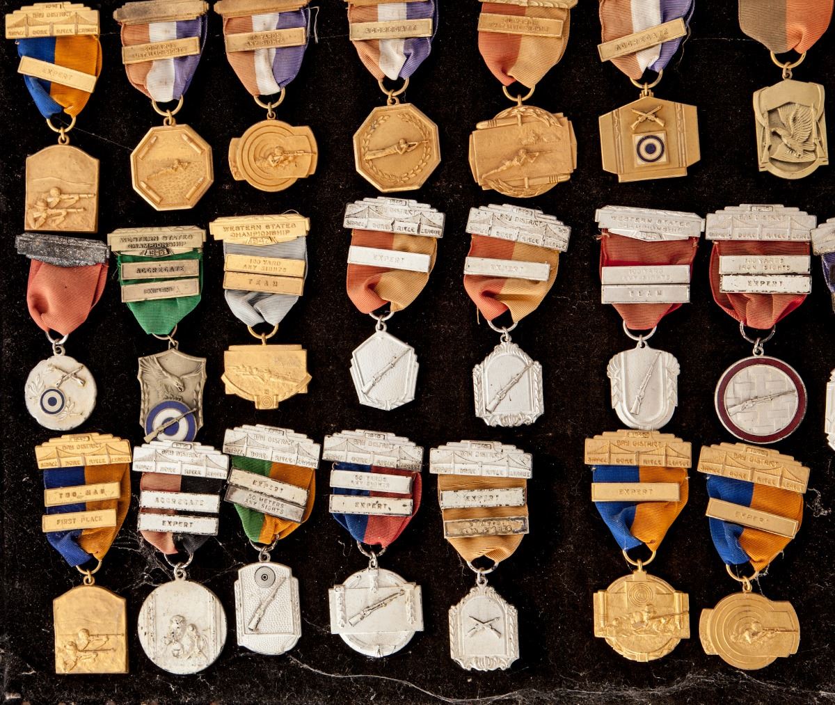 Collection of Marksmanship Medals, ca. 1940-1946