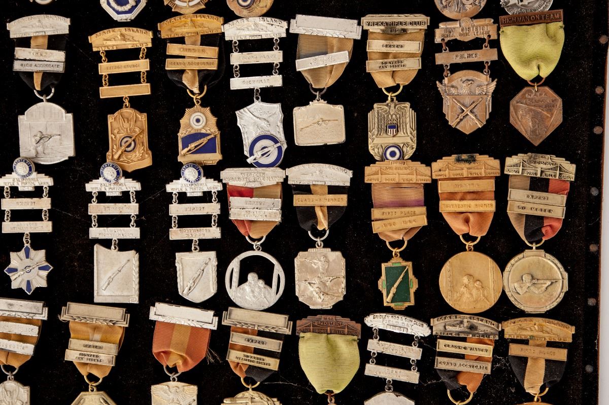 Collection of Marksmanship Medals, ca. 1940-1946