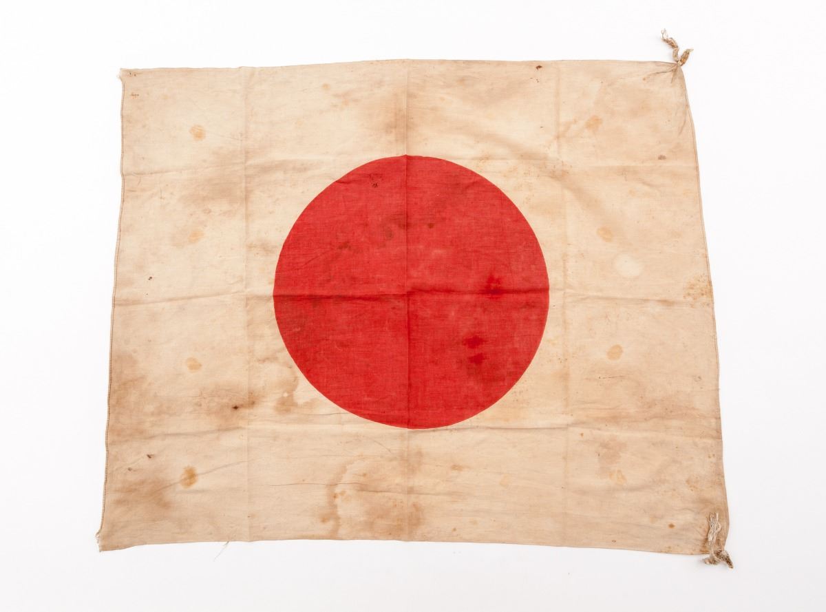 Lot of WWII German & Japanese Flags, Banners, etc.