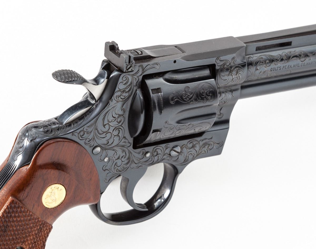 Factory ''C'' Engraved Colt Python