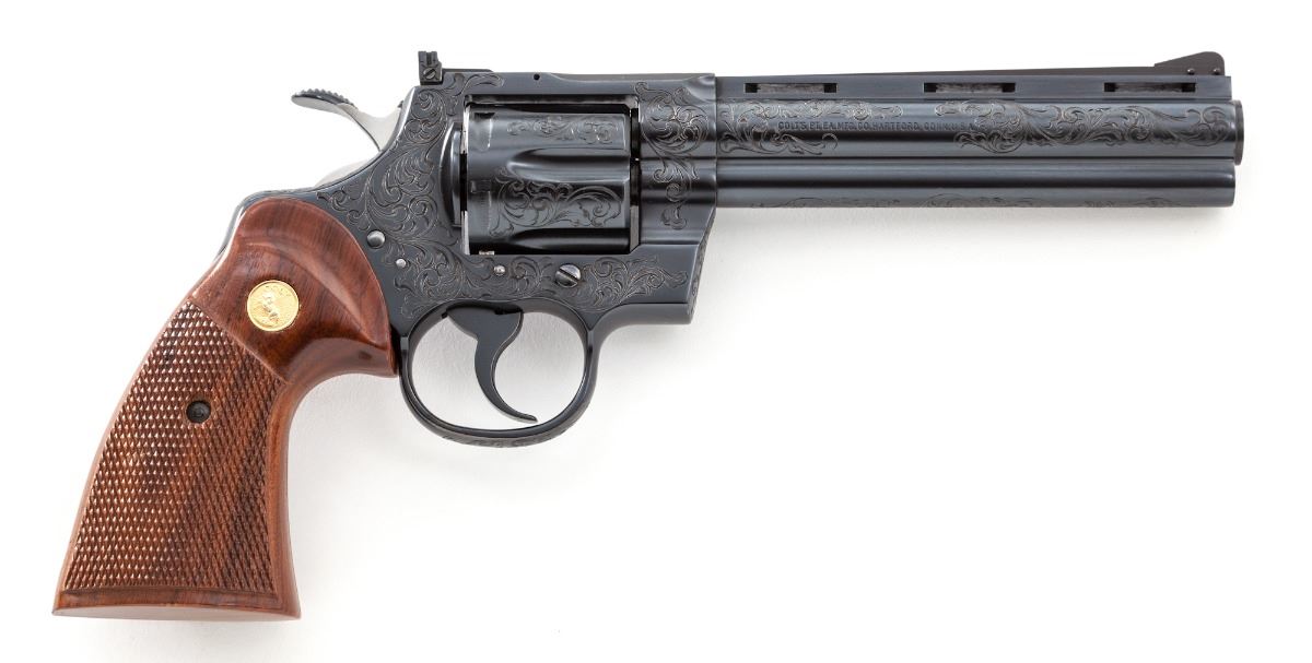 Factory ''C'' Engraved Colt Python