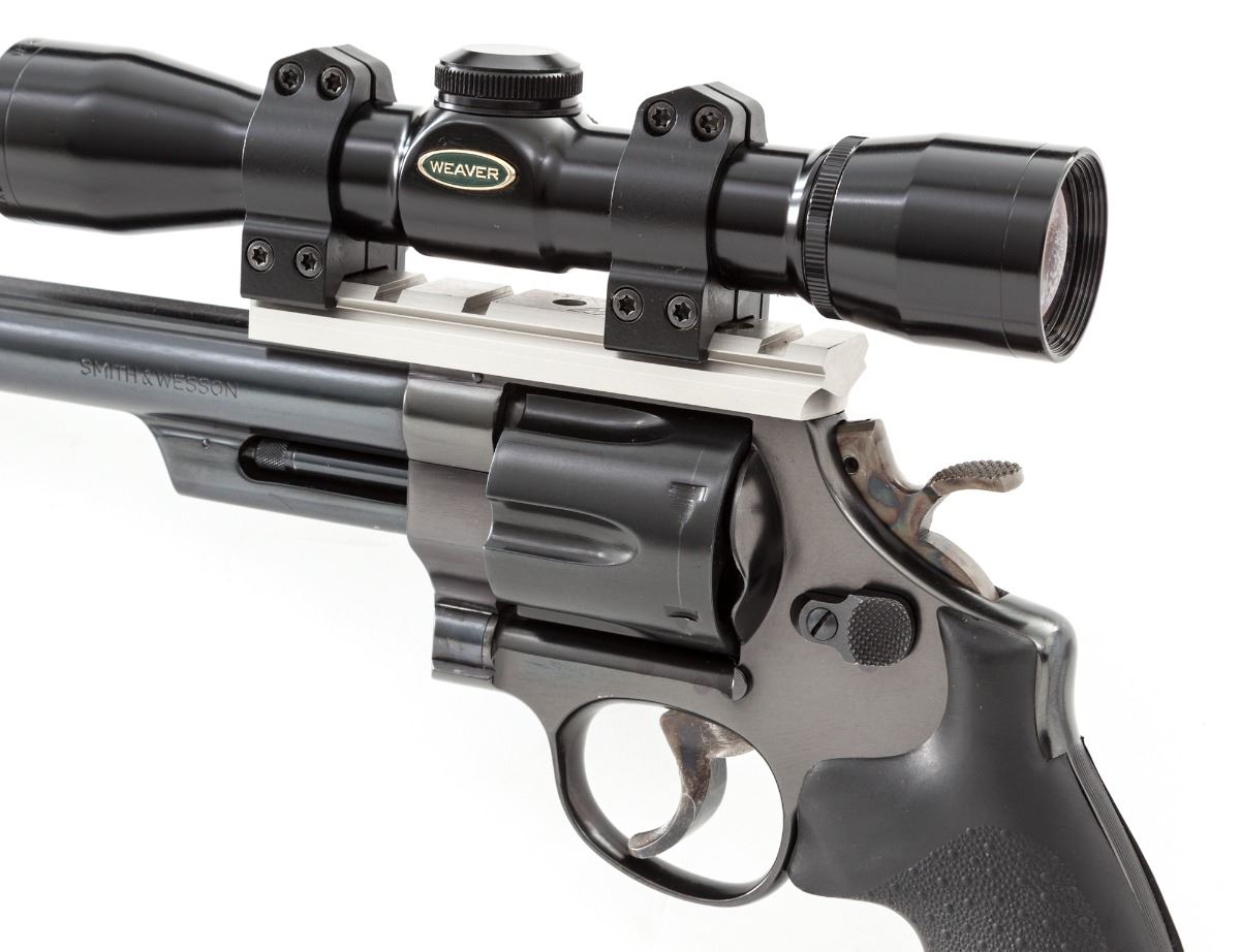 S&W Model 57 Double Action Revolver, w/scope