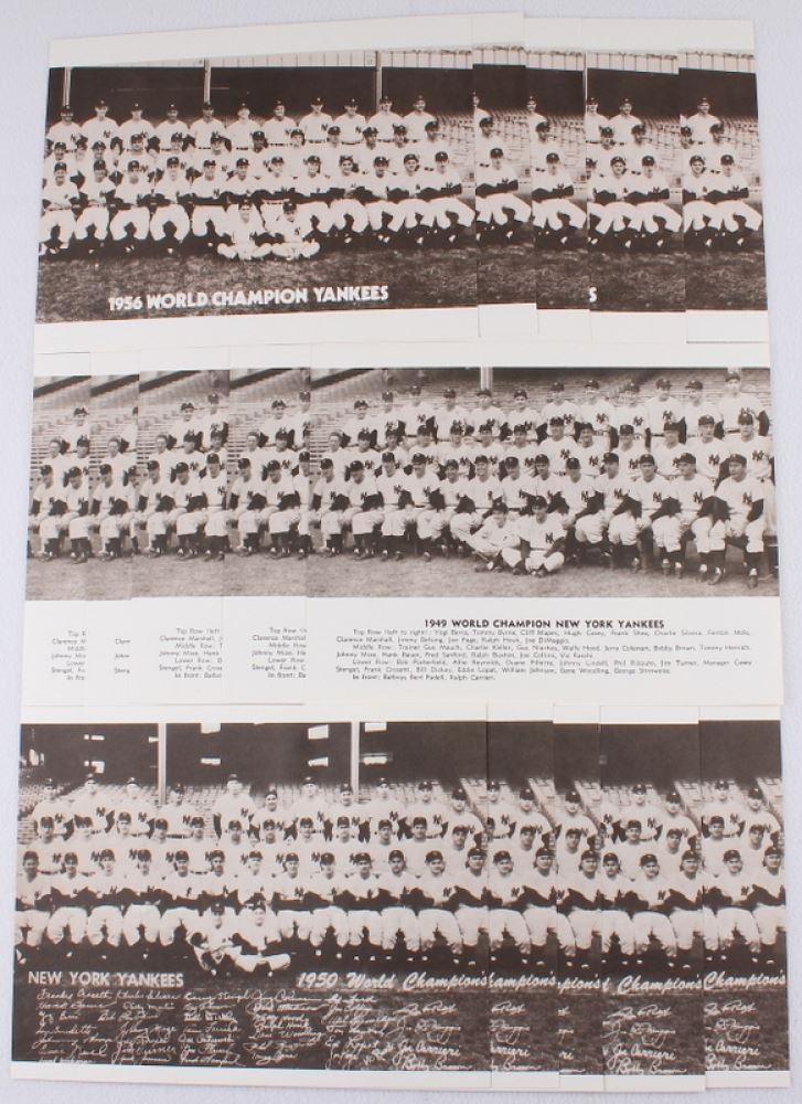 Lot of (80) 1938-1978 New York Yankees Championship 11x14 Photos