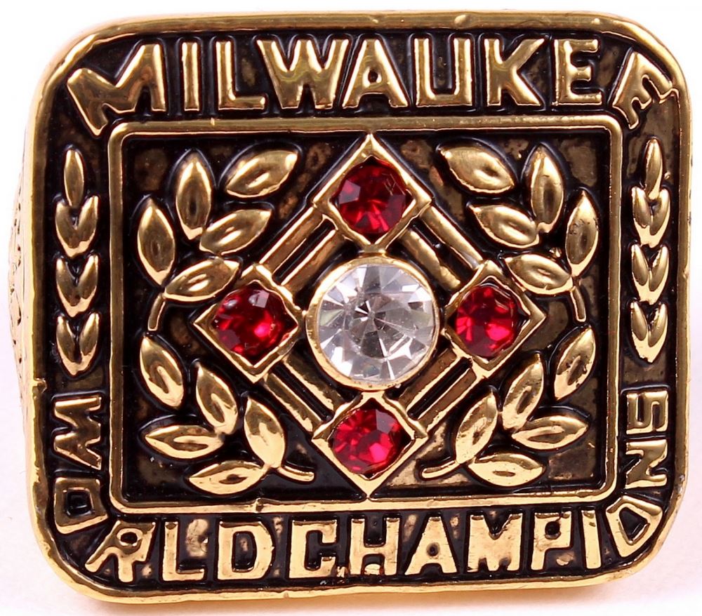 Hank Aaron Braves High Quality Replica 1957 World Series Championship Ring