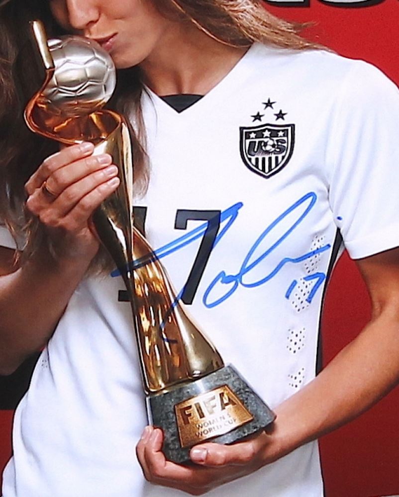 Tobin Heath Signed Team USA 14x17 Custom Framed 2015 Sports Illustrated ...