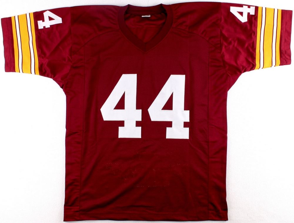 John Riggins Signed Redskins Career Highlight Stat Jersey (JSA COA)