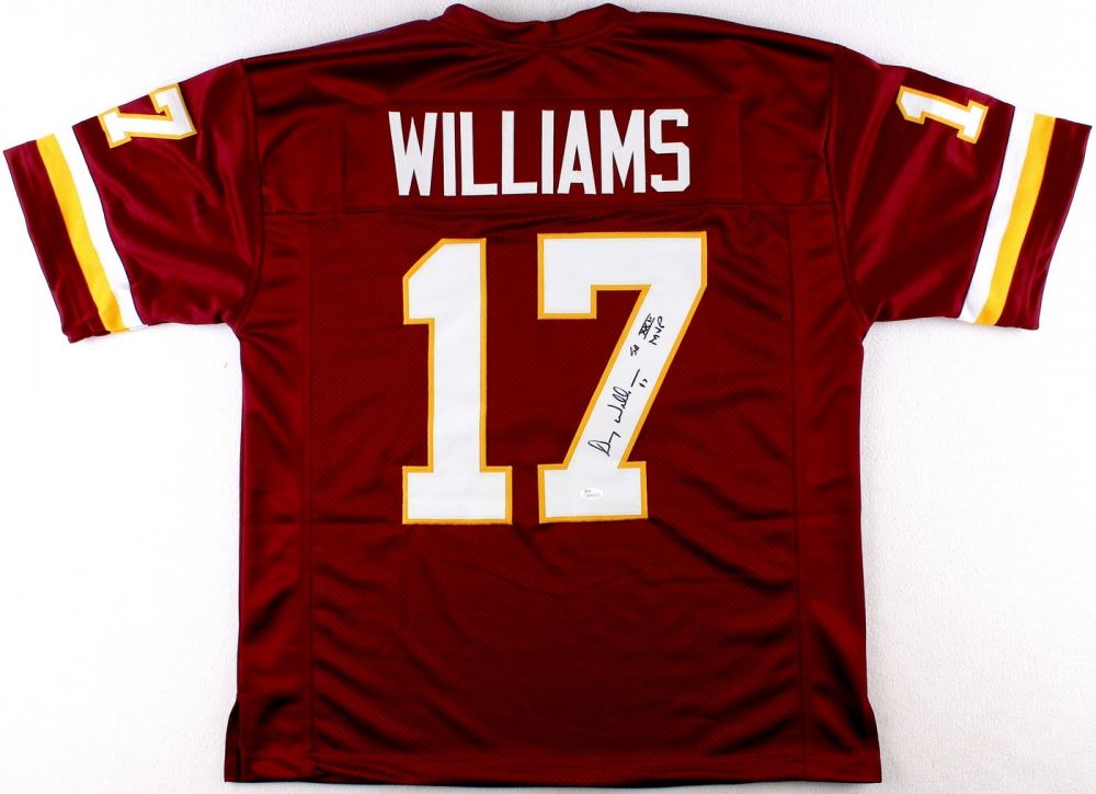 Doug Williams Signed Redskins Jersey Inscribed "XXV MVP" (JSA COA)