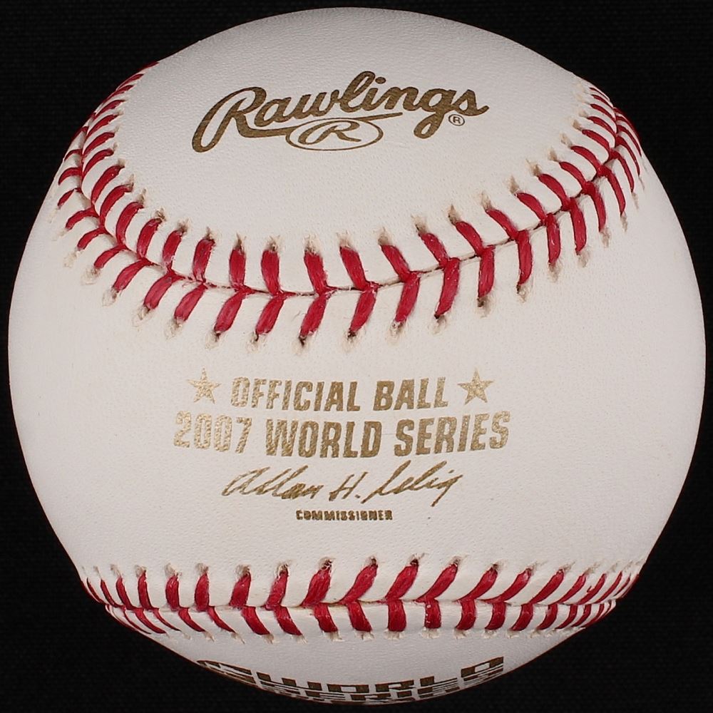 Doug Mirabelli Signed 2007 World Series Baseball (PA LOA)