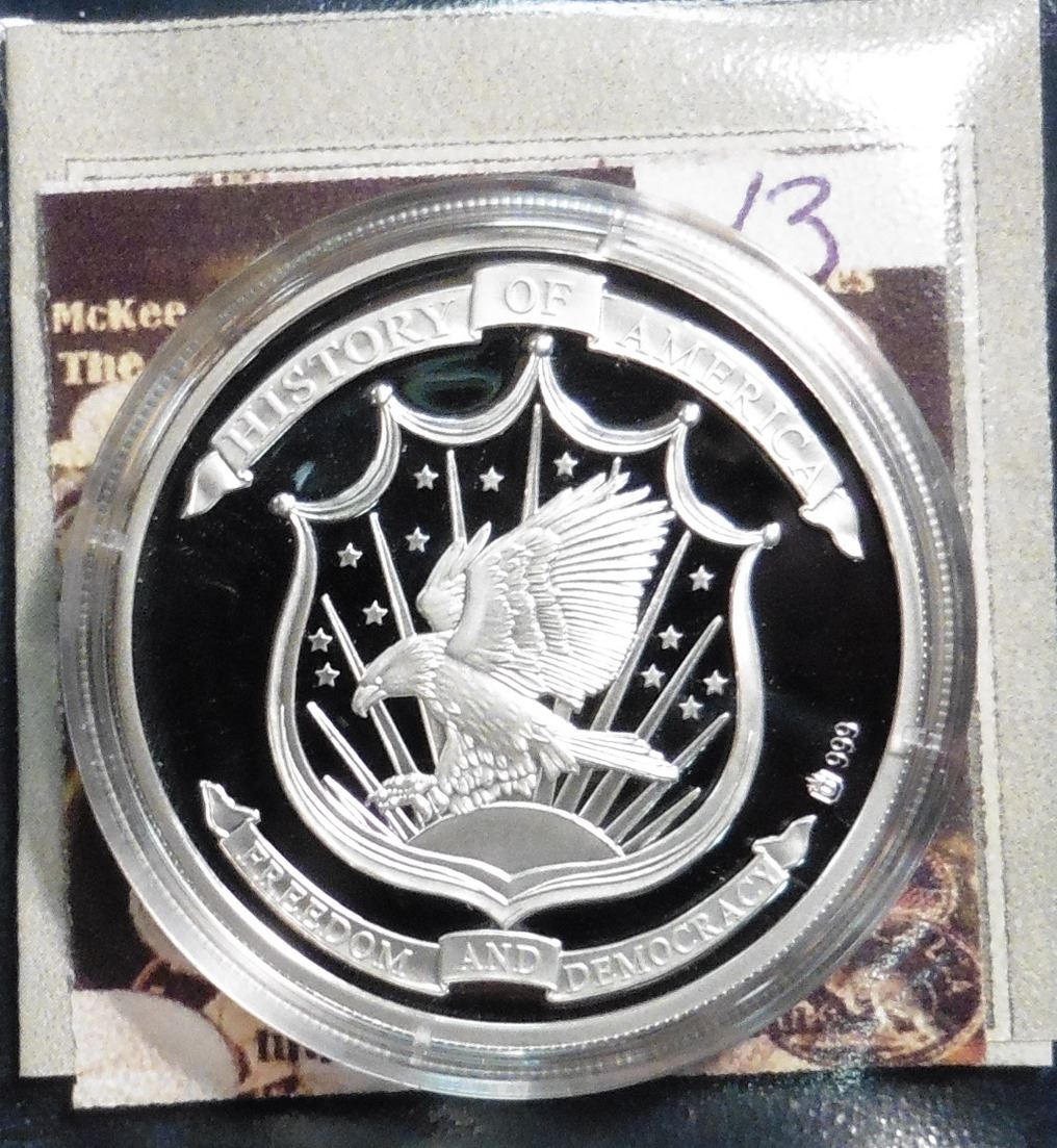2008 Symbols of Freedom Medal - Pledge of Allegiance. Material: .999 ...