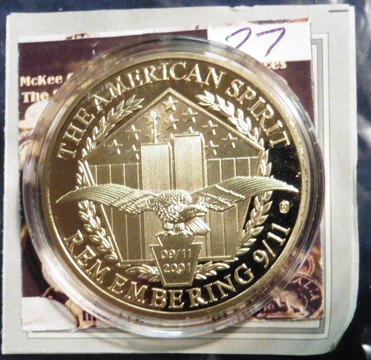 2011 American Mint Medal The American Spirit Remembering 9/11 - Liberty ...