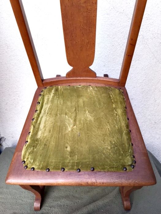 Antique BIRDSEYE Maple ROCKING CHAIR Rocker