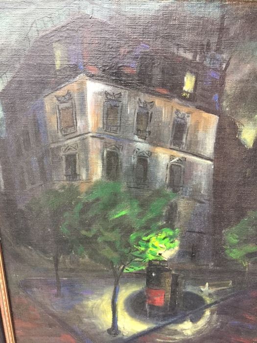 DON STEWART 20th C Artist Oil PAINTING Louisiana Listed Artist Framed