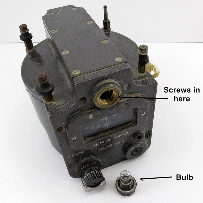 RUSSIAN TANK Vintage GPK-59 GYROSCOPE COMPASS Military Gyrocompass T-72 ...